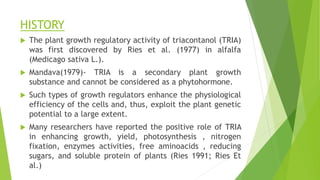 Triacontanol by vivekananda behera | PPTX