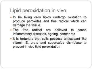 Triacylglycerol | PPTX