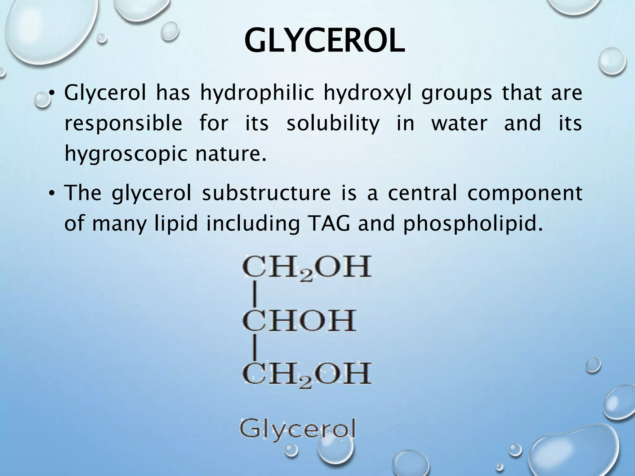 Triacylglycerol and compound lipid metabolism | PPTX