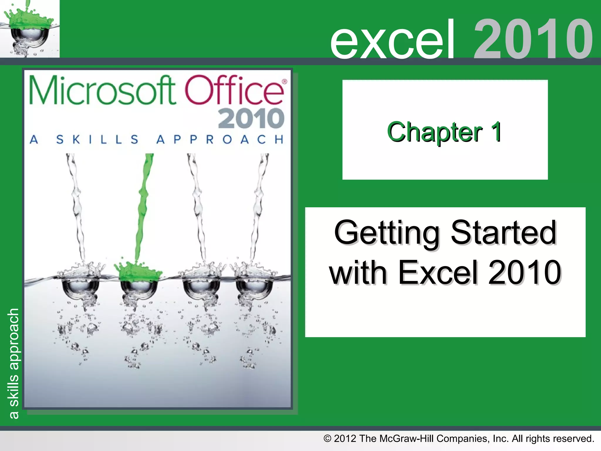 Triad 2010 excel_chapter_1 | PPT
