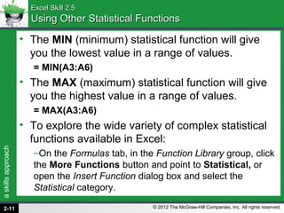 Triad 2010 excel_chapter_2 | PPT