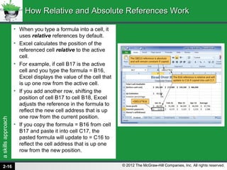 Triad 2010 excel_chapter_2 | PPT
