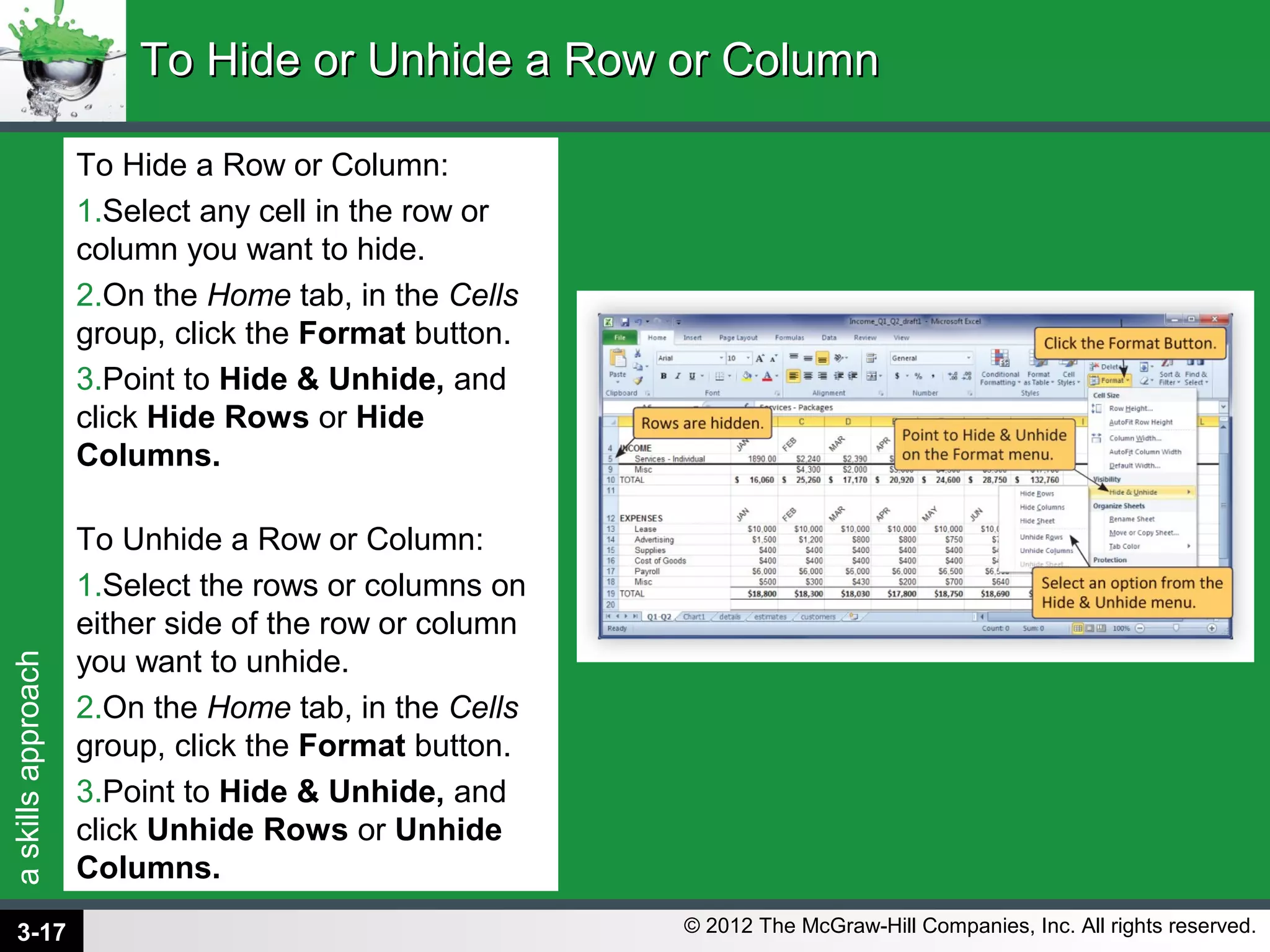 Triad 2010 excel_chapter_3 | PPT