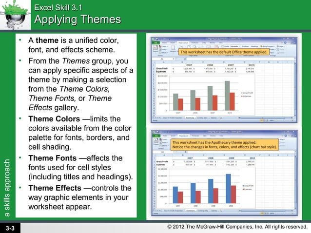 Triad 2010 excel_chapter_3 | PPT