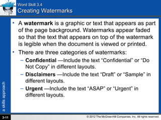 Triad 2010 word_chapter_3 | PPT