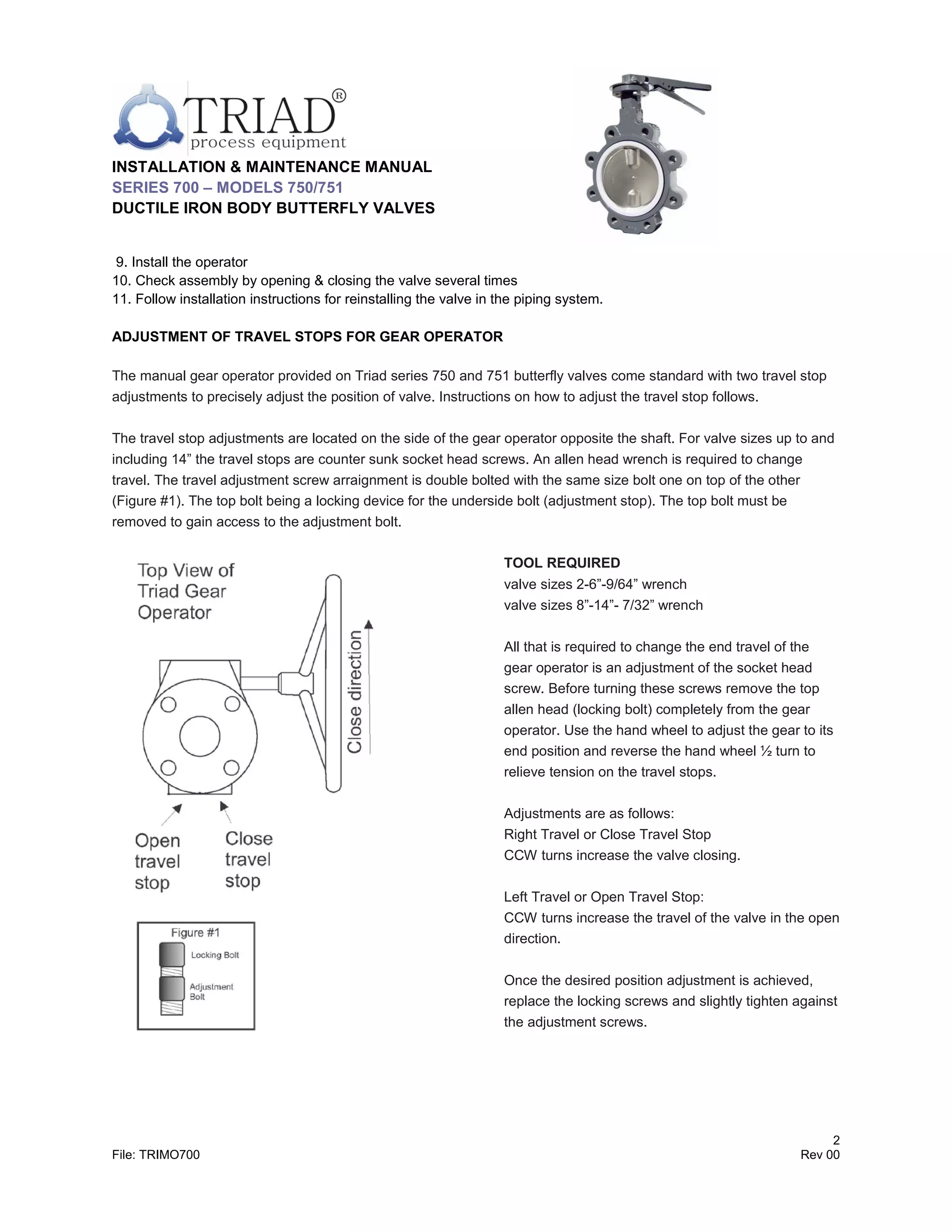 Triadprocess Equipment A Leading Manufacturer of High Quality Valves | PDF