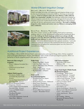Triad Associates Water Efficiency Design | PDF