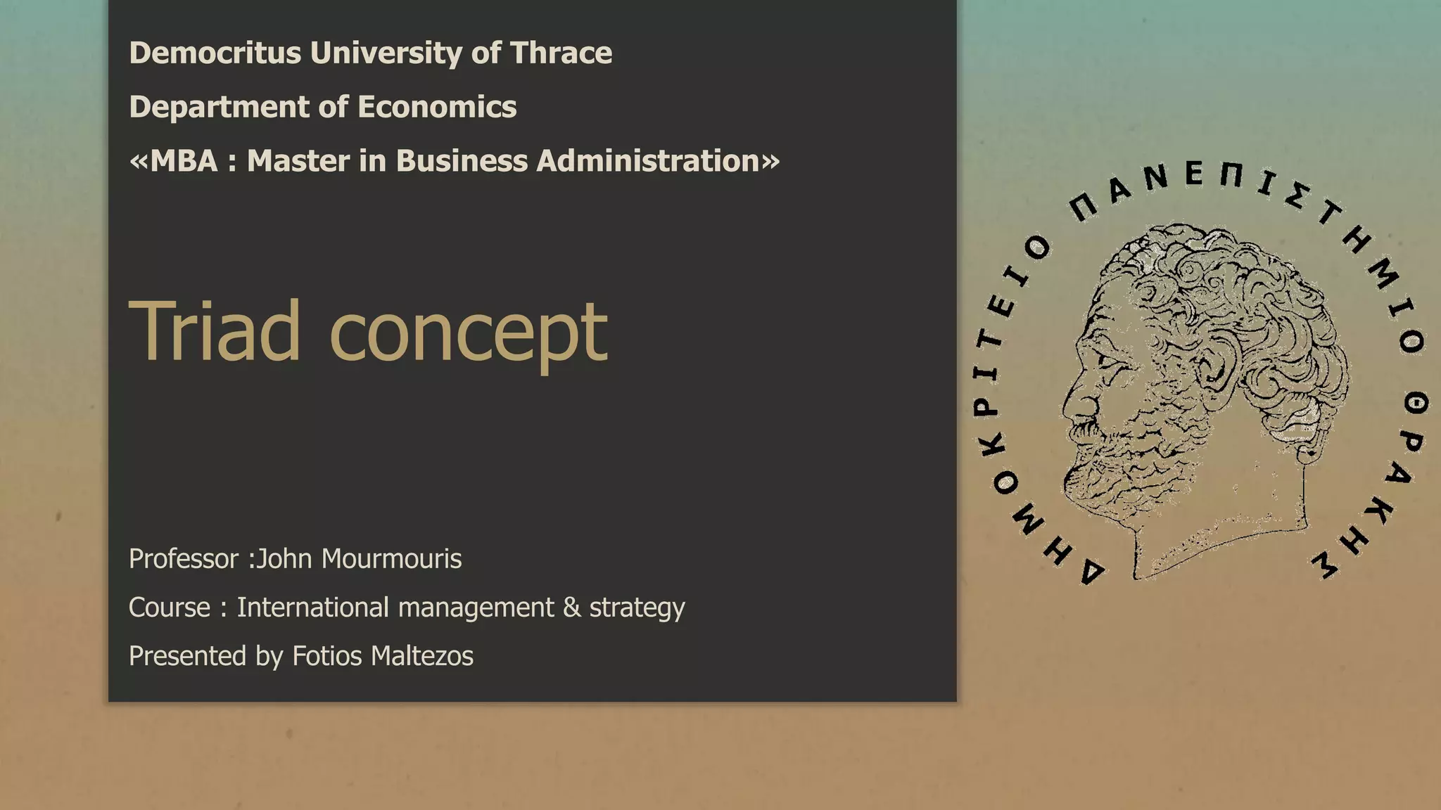 Triad concept_presentation | PPT