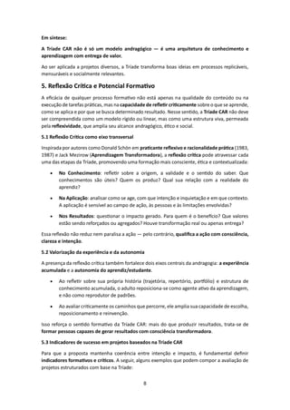 TRÍADE CAR: CONHECIMENTO, APLICAÇÃO E RESULTADOS | PDF