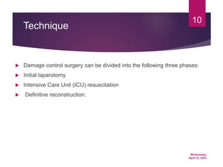 Triad of death, damage controle surgery.ppt