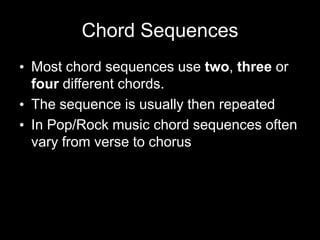 Triads & Chord Sequences | PPTX