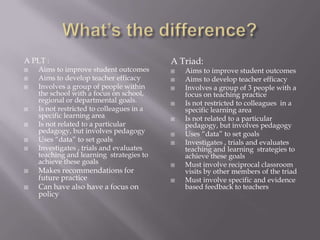 Triads and pl ts | PPTX | Educational Assessment | Education