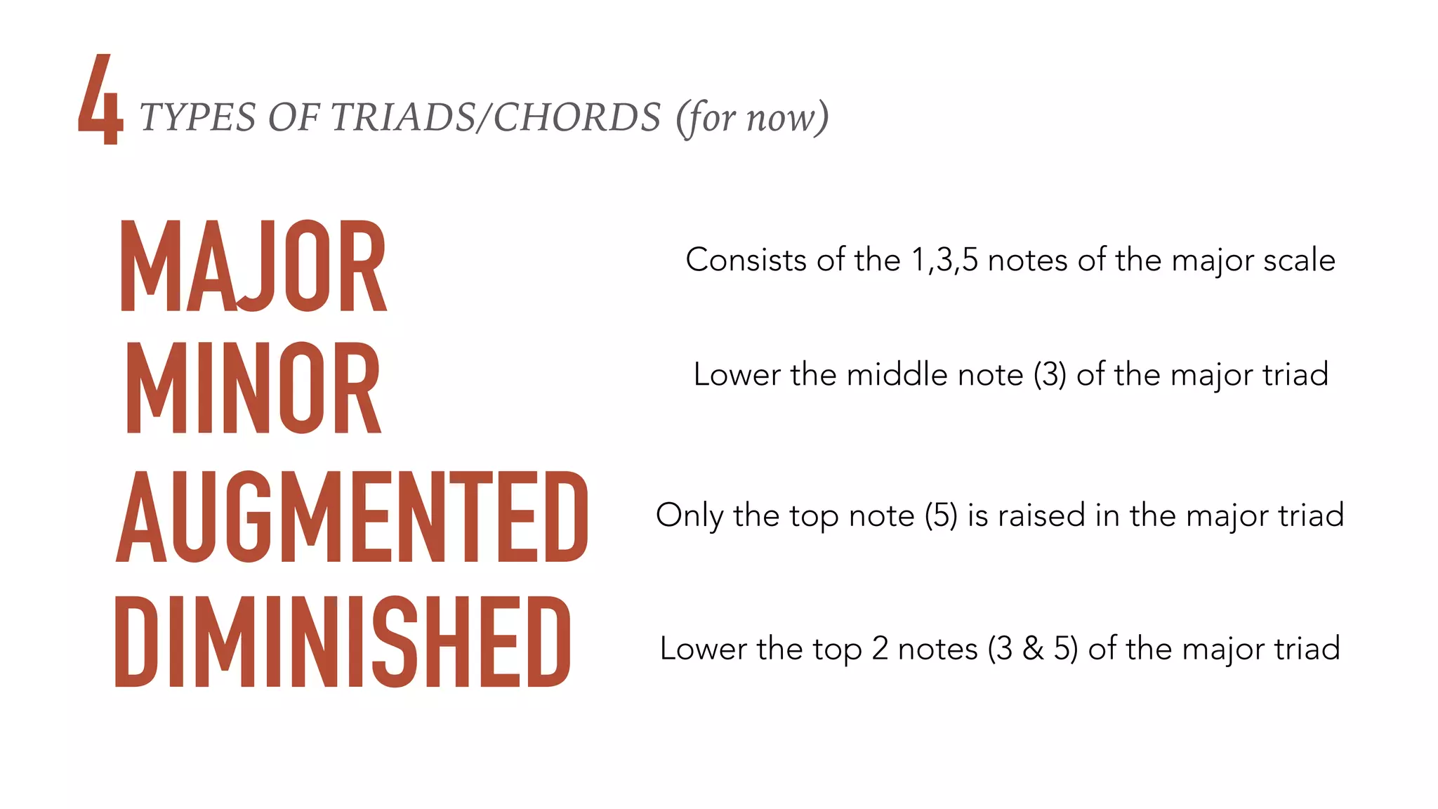 Triad types presentation | PDF