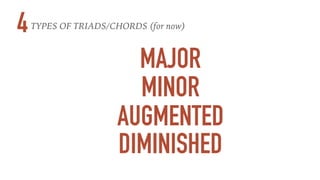 Triad types presentation | PDF