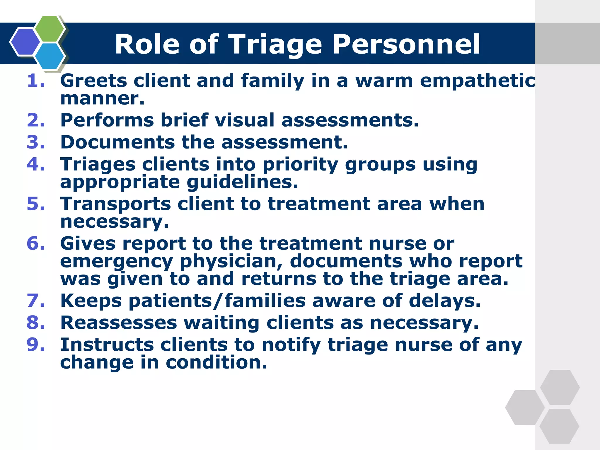 Triage | PPTX