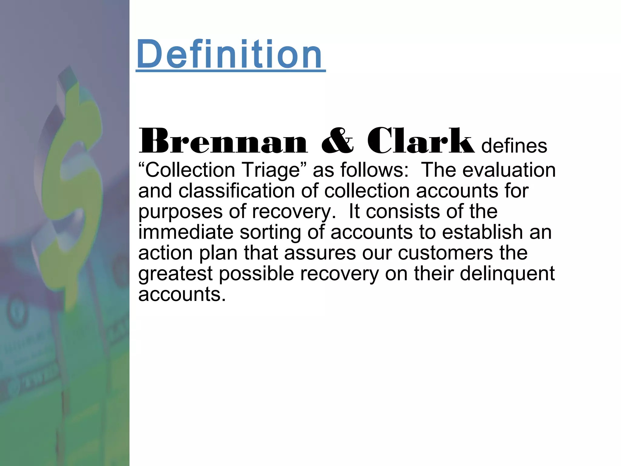 The Triage of Collecting | PPT