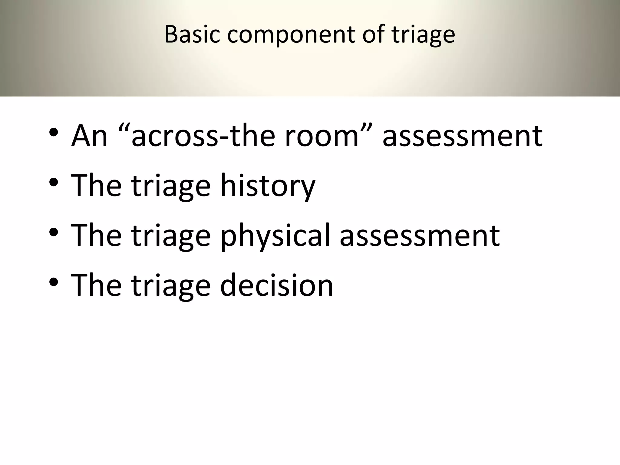 Triage | PPT