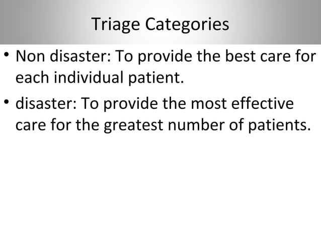 Triage | PPT | First Aid | Injuries