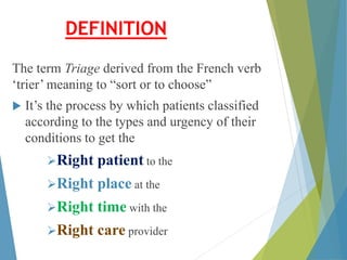 Triage | PPTX