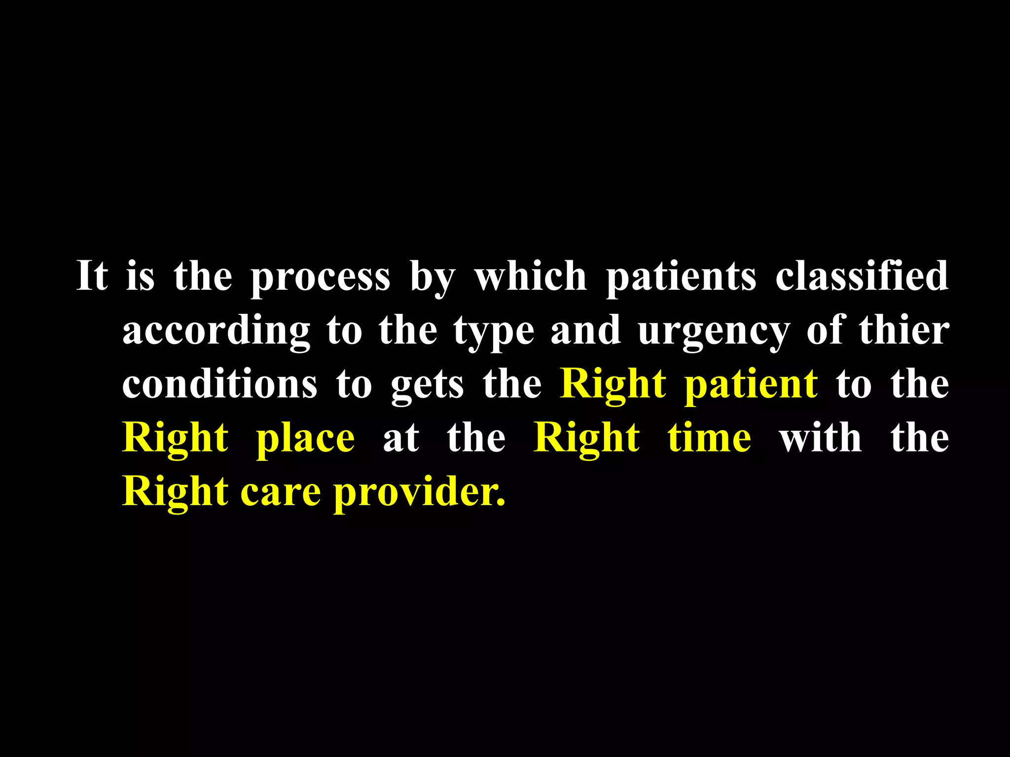Triage protocol | PPTX