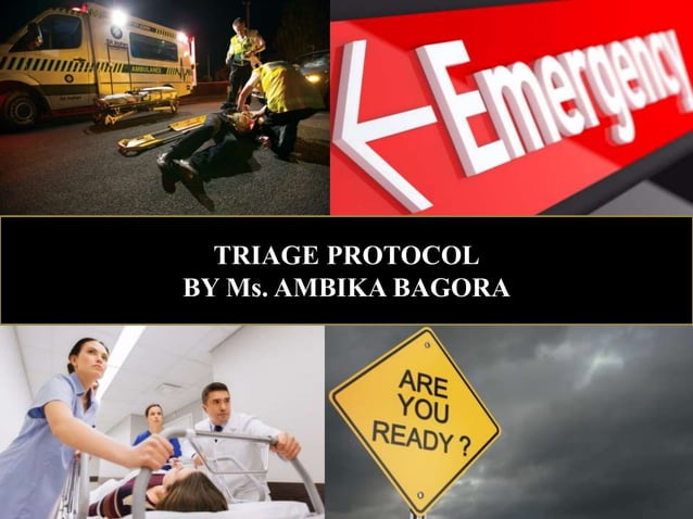 Triage protocol | PPTX | First Aid | Injuries