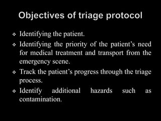 Triage protocol | PPTX
