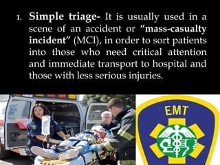 Triage protocol | PPTX | First Aid | Injuries