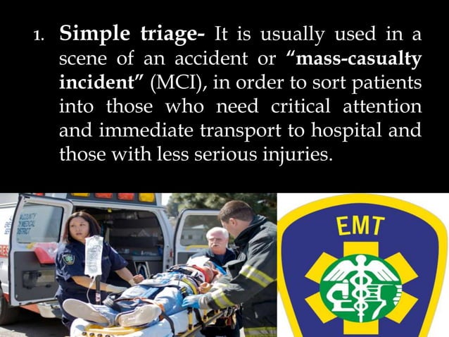 Triage protocol | PPTX | First Aid | Injuries