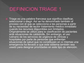 Triage | PPTX
