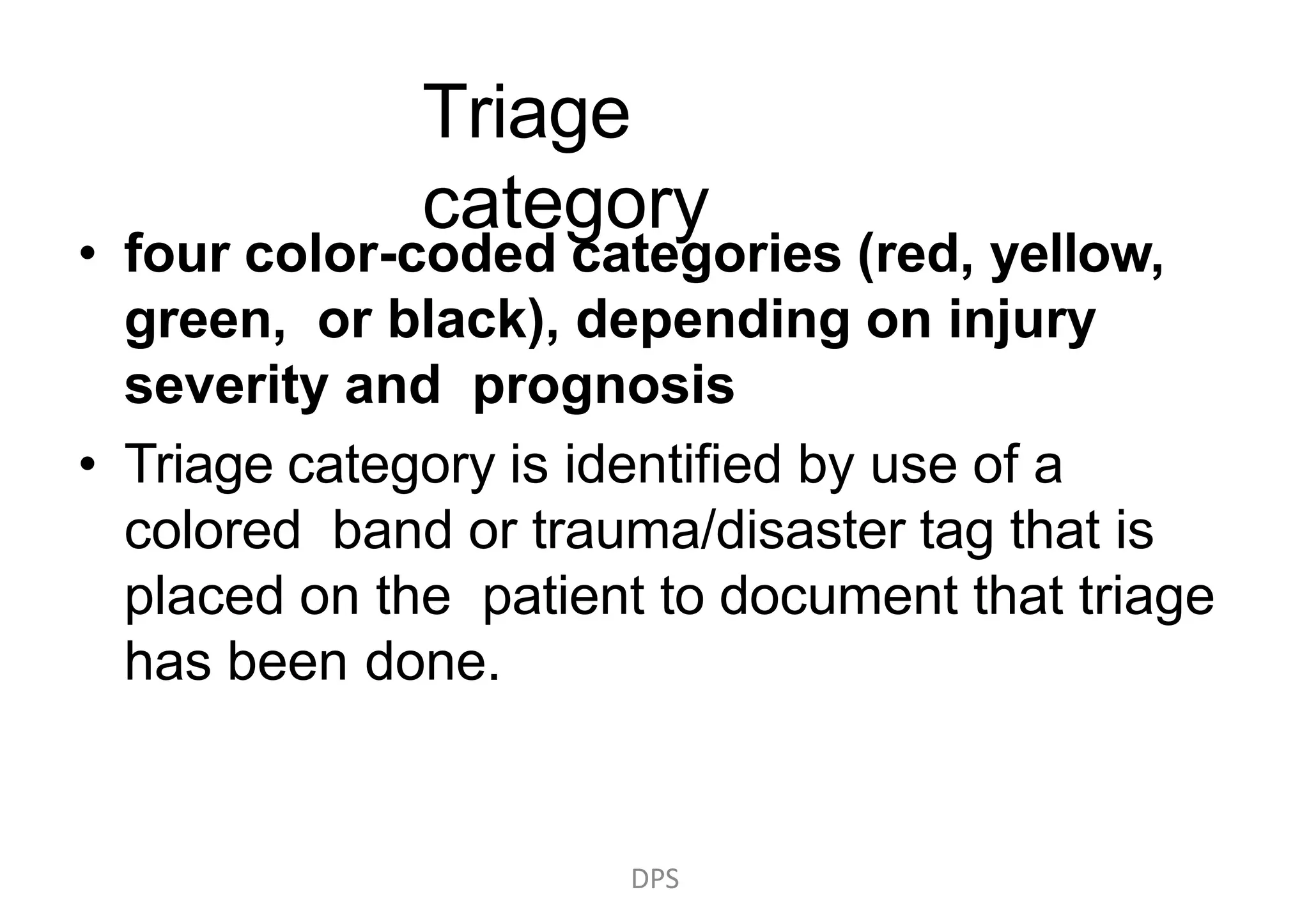 Triage | PPTX