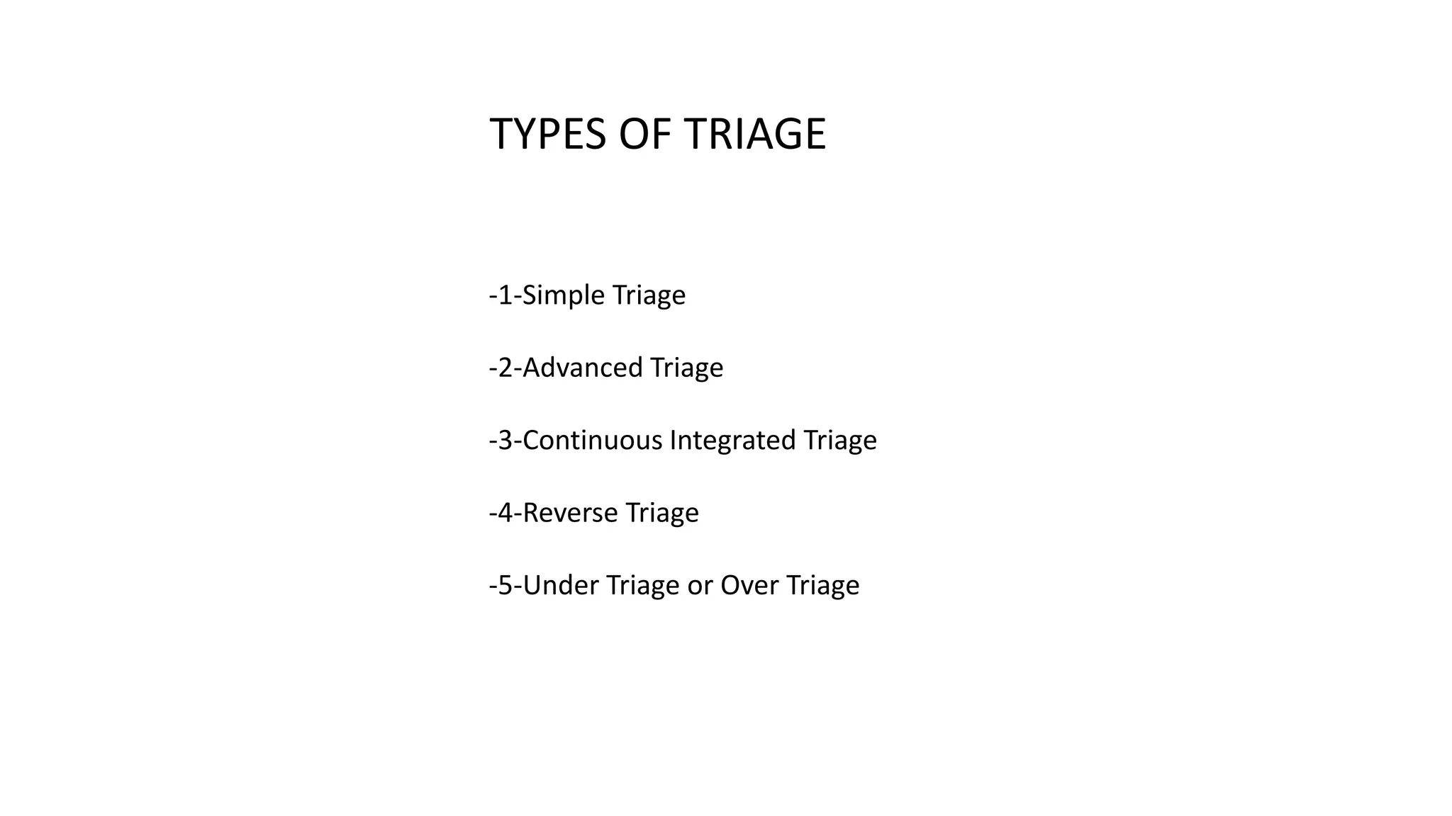 Triage | PPTX