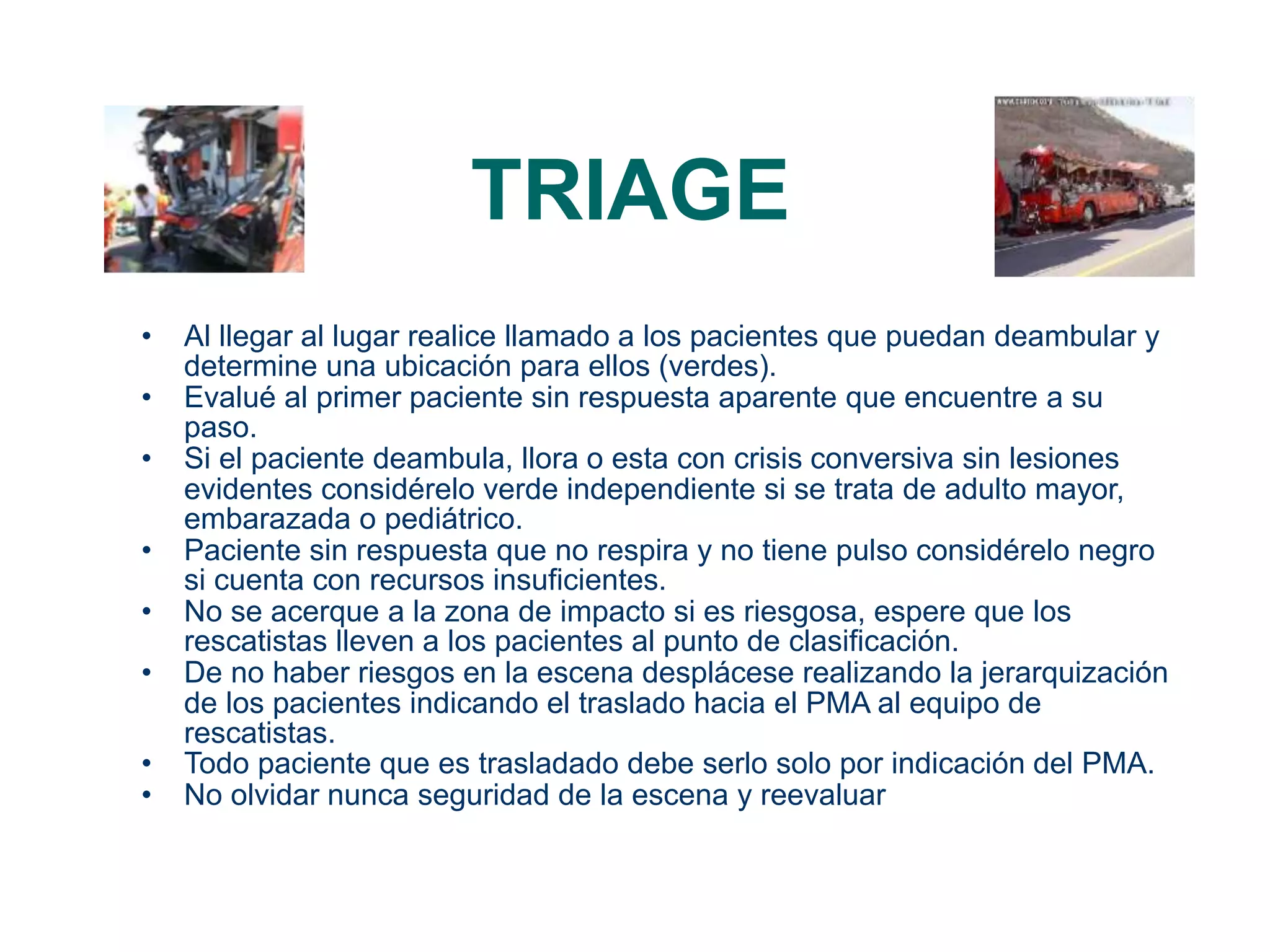 Triaje prehospitalario | PPTX