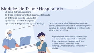 TRIAGE INTRA Y EXTRA HOSPITALARIO SEGUN META | PPTX