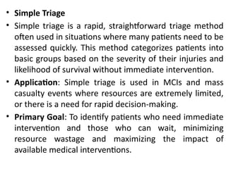 Effective Triage Strategies for Hospital Management | PPTX