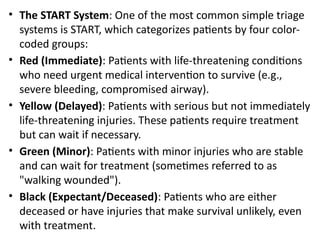 Effective Triage Strategies for Hospital Management | PPTX
