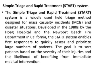 Effective Triage Strategies for Hospital Management | PPTX