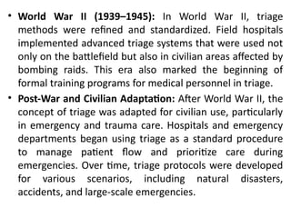 Effective Triage Strategies for Hospital Management | PPT