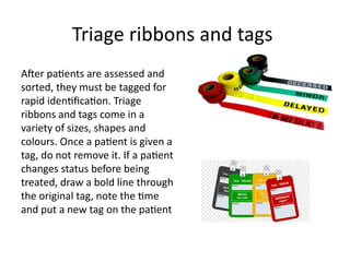 Multiple Casualty Incident, Triage and Dead body Management | PPT