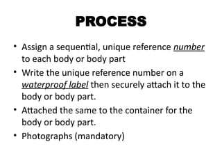 Multiple Casualty Incident, Triage and Dead body Management | PPT