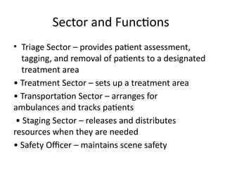 Multiple Casualty Incident, Triage and Dead body Management | PPT