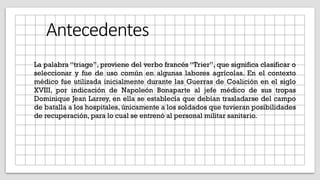 tecnicas de triage obstetrico hospitalario | PPTX