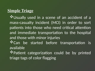 TRIAGE managment and steps- libyan academy.pptx
