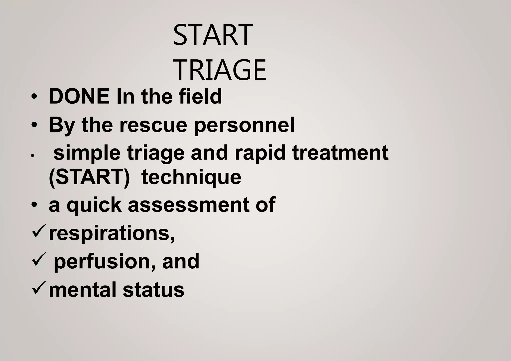 Triage | PPTX