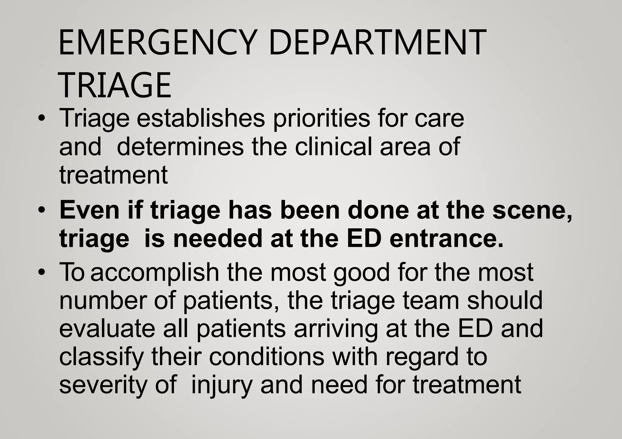 Triage | PPTX