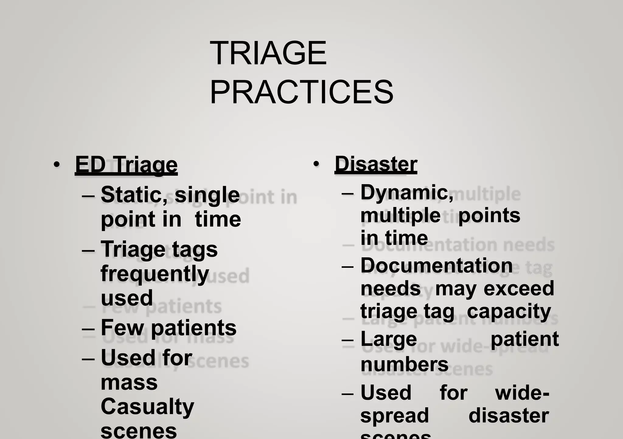 Triage | PPTX