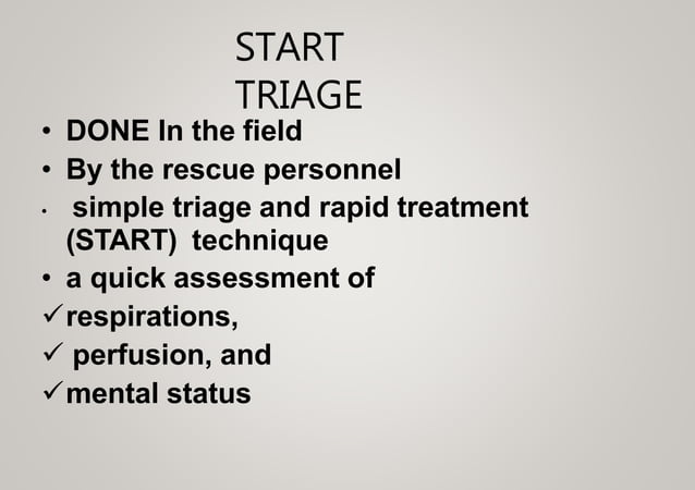 Triage | PPTX | First Aid | Injuries