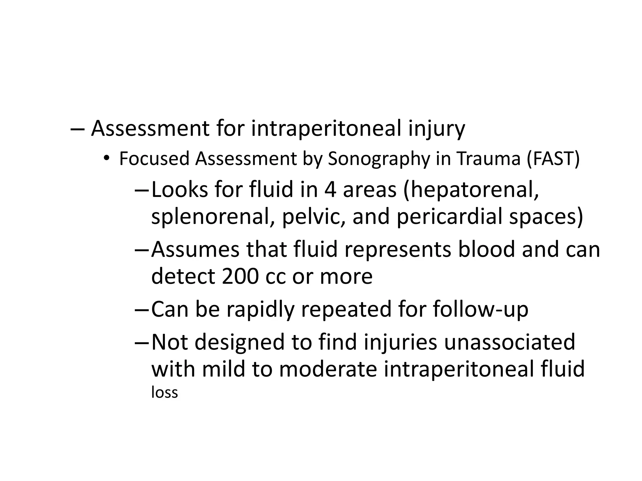Triage &assesment of abdominal trauma | PPTX