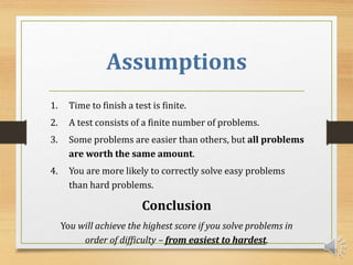 Test Taking Strategies - Triage - By Joey Lehrman | PPTX | Educational ...