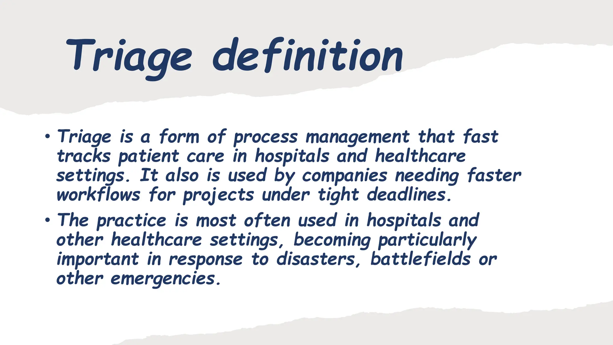 Triage nursing leaderships school school | PPTX