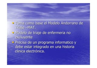 TRIAGE SISTEMA DE CLASIFICACION DE VICTIMAS | PDF